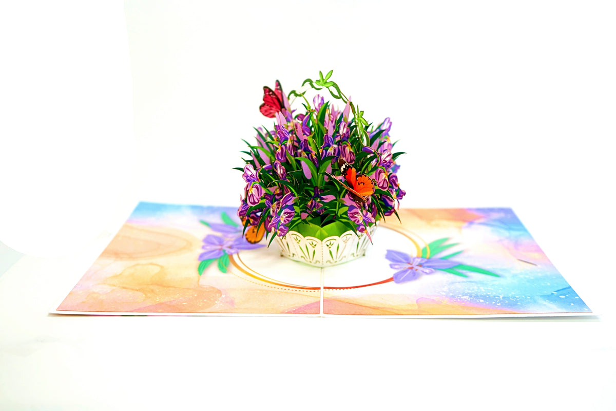 Mixed Flower Bouquet Card – wonderpaperart
